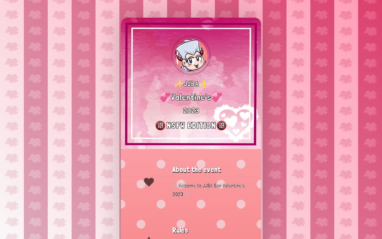 JJBA Valentine's NSFW